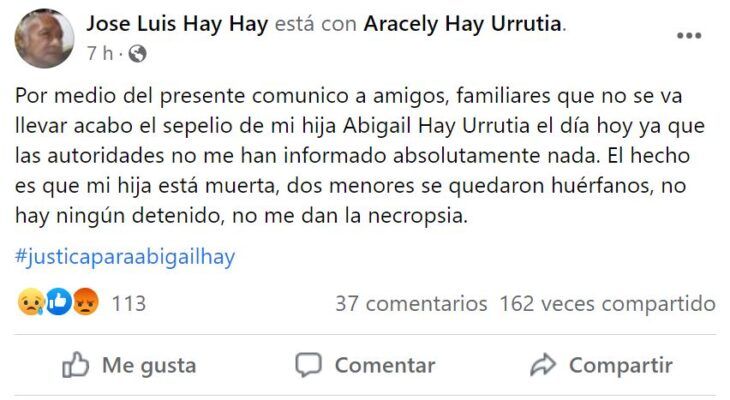 Abigail Hay Urrutia. Muere joven tras ser detenida en Oaxaca
