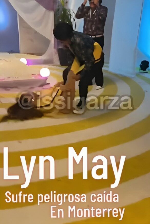 Lyn May sufre fuerte caída mientras bailaba |VIDEO