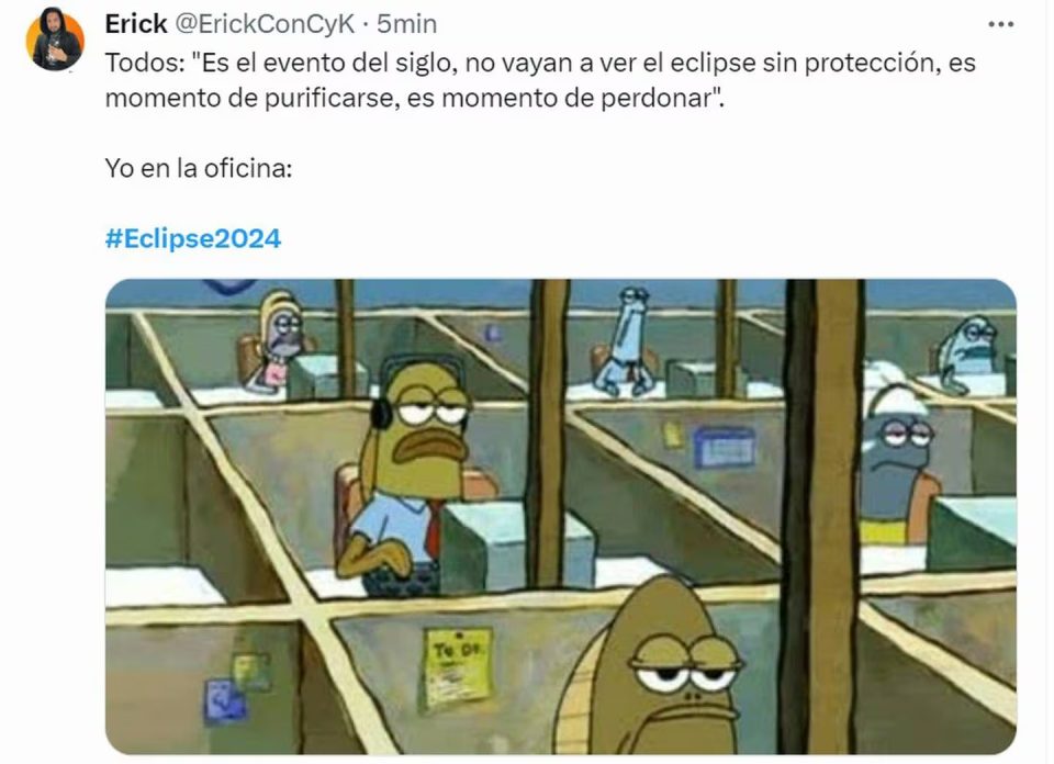 Eclipse solar 2024. Estos son los mejores memes |FOTOS